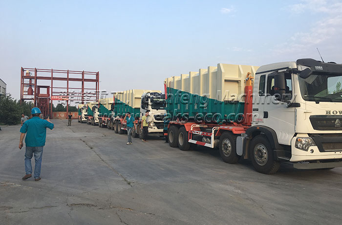 Underground Horizontal Waste Transfer Station System, Waste Compacting ...